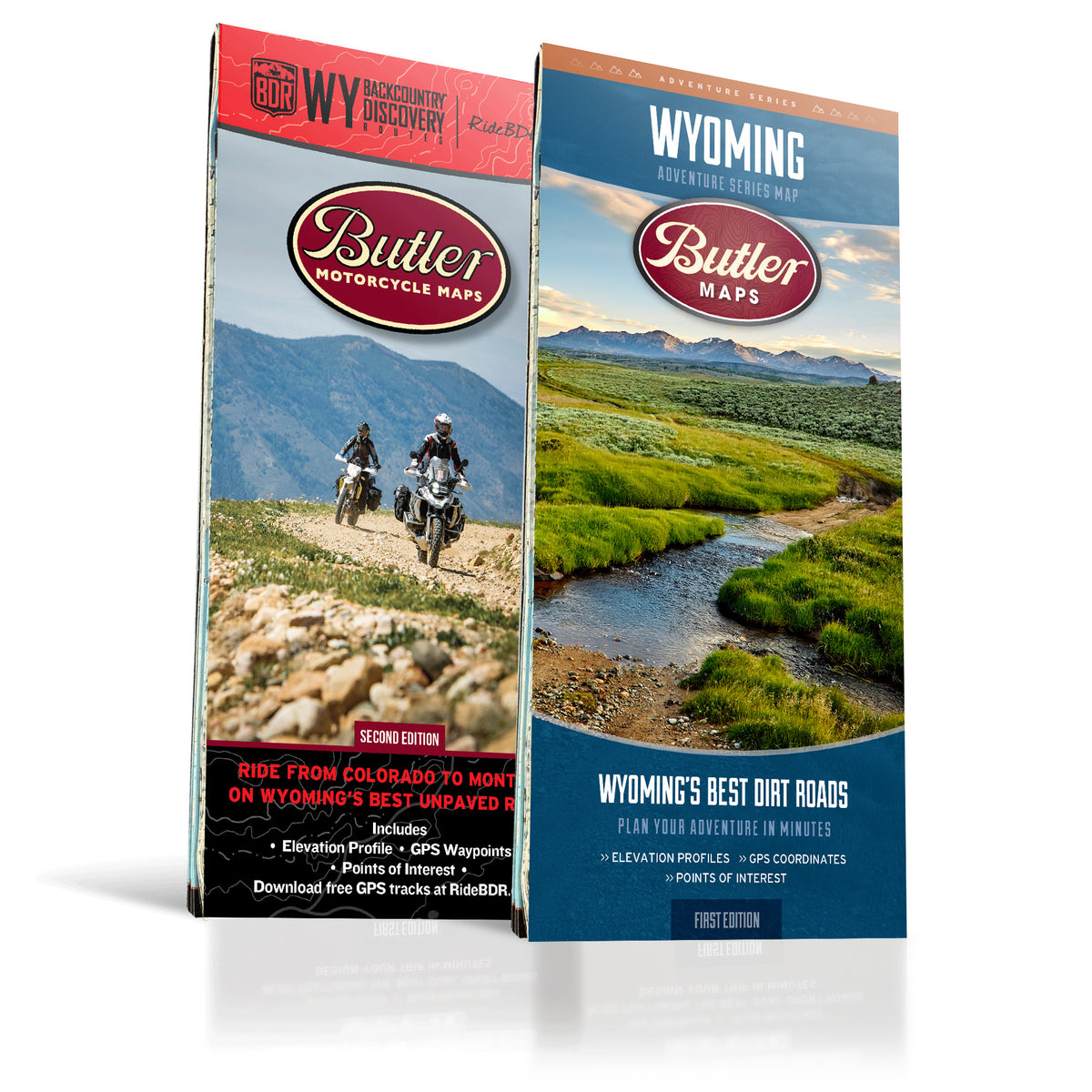 Wyoming Adventure Map and WYBDR Backcountry Discovery Route Map Bundle ...