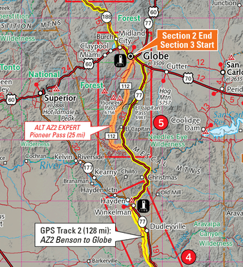 Idaho Backcountry Discovery Route (IDBDR) Map - Idaho BDR Series Map ...