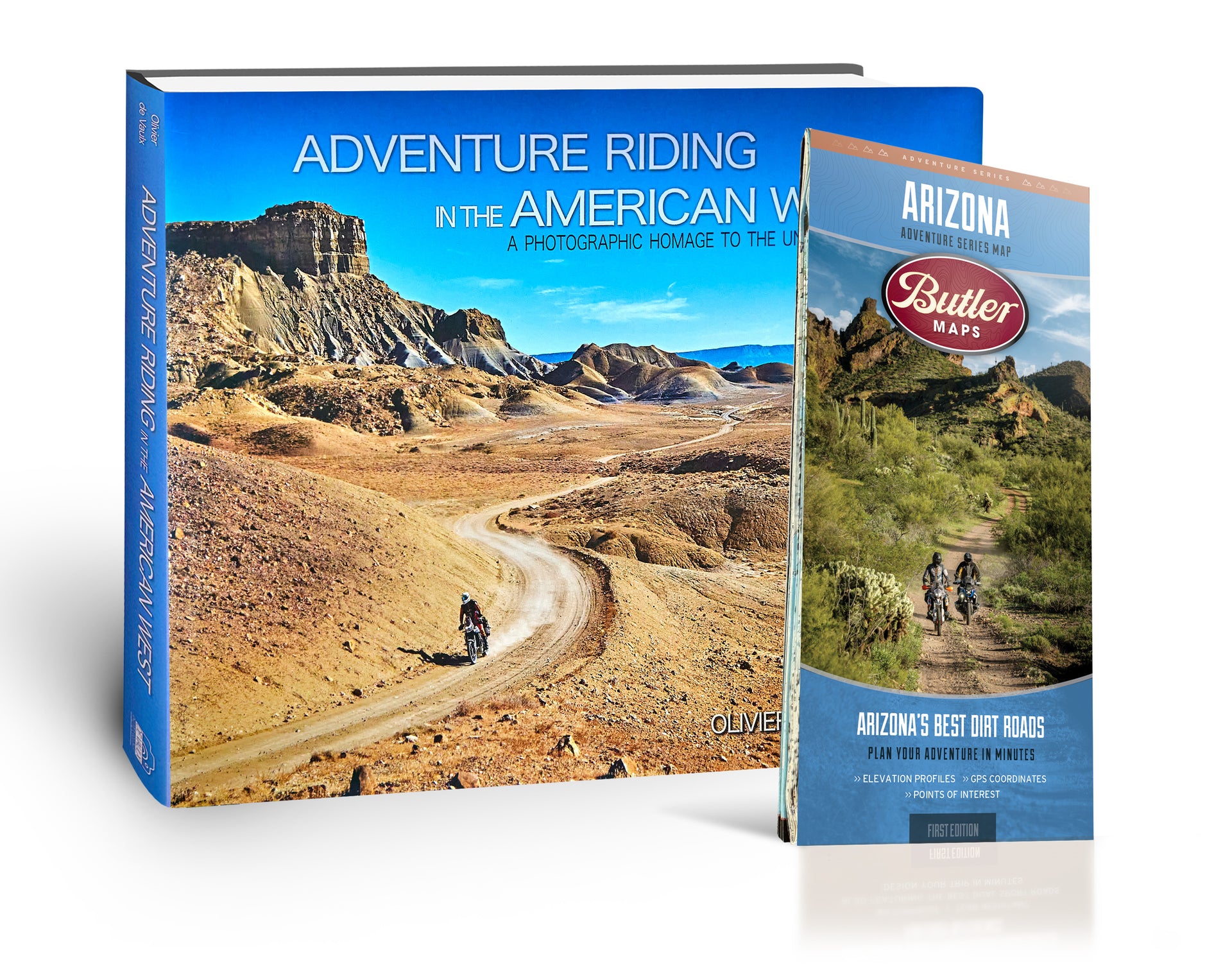 Adventure Riding In the American West Book & Adventure Series Map ...