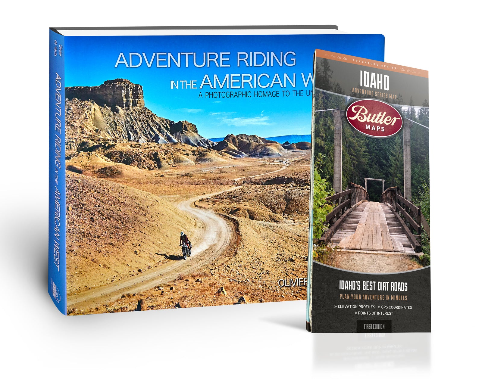 Adventure Riding In the American West Book & Adventure Series Map ...