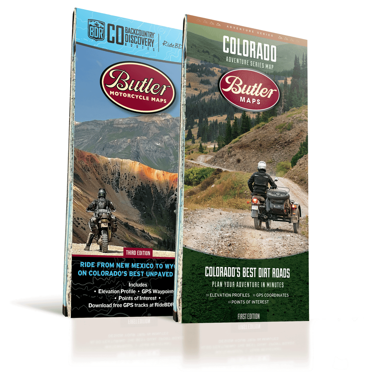 Colorado Adventure Series Map and Backcountry Discovery Route (BDR) Ma ...