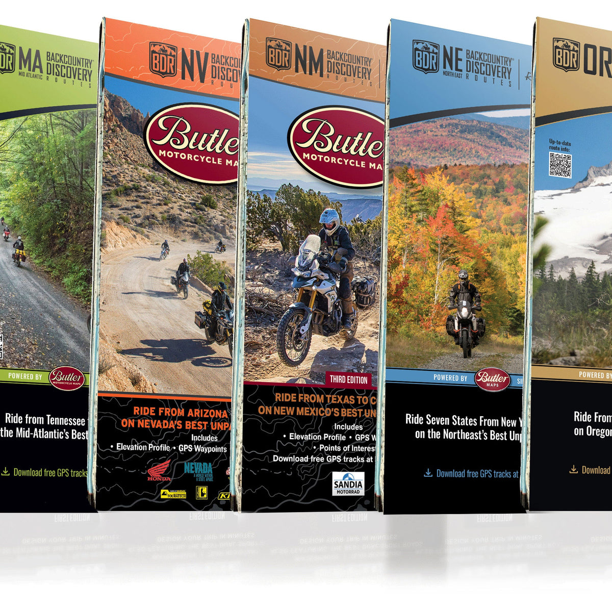 Backcountry Discovery Route (BDR) Series Map Collection – Butler Maps