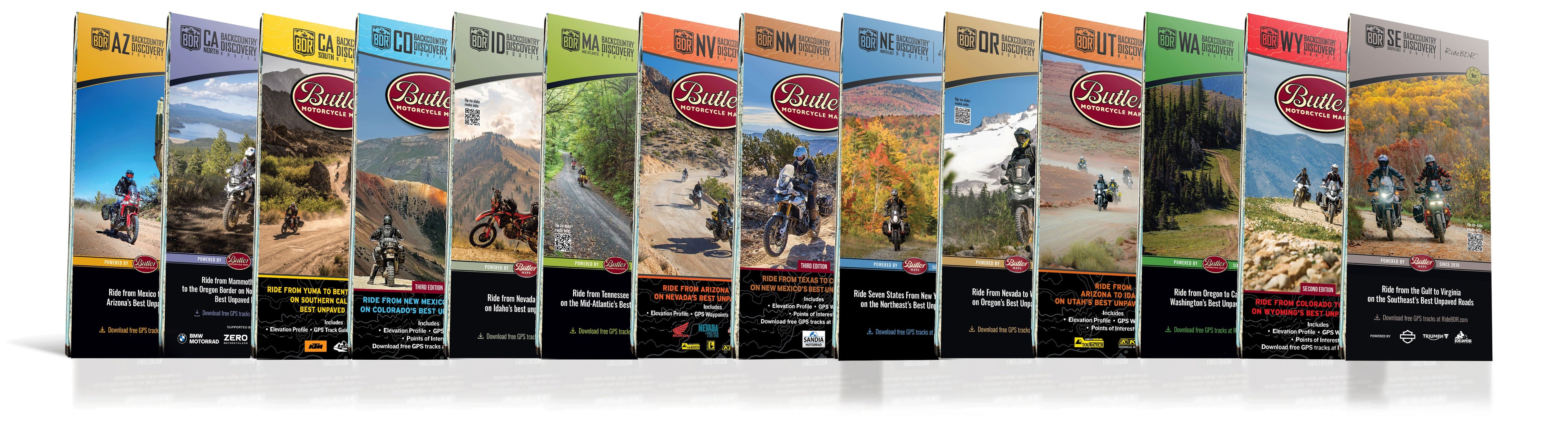 Backcountry Discovery Route (BDR) Series Map Collection – Butler Maps
