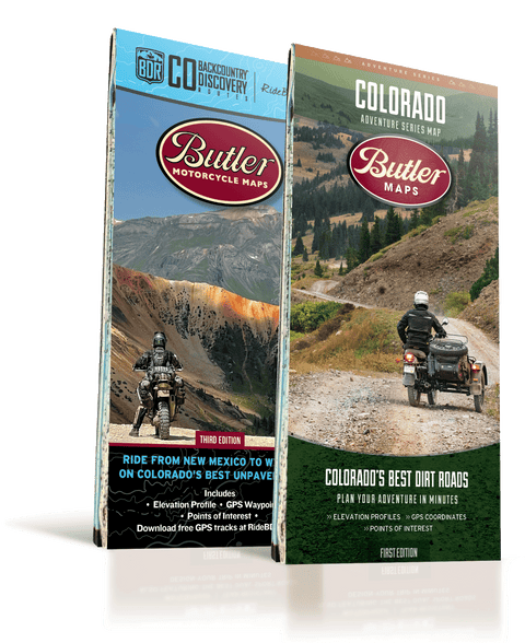 Best Dirt Roads in Colorado - Colorado Adventure Series Map – Butler Maps