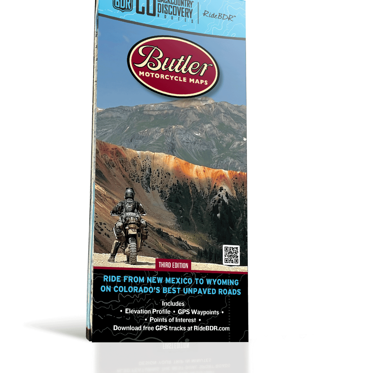 Colorado Backcountry Discovery Route Map (COBDR) - Colorado BDR Series ...