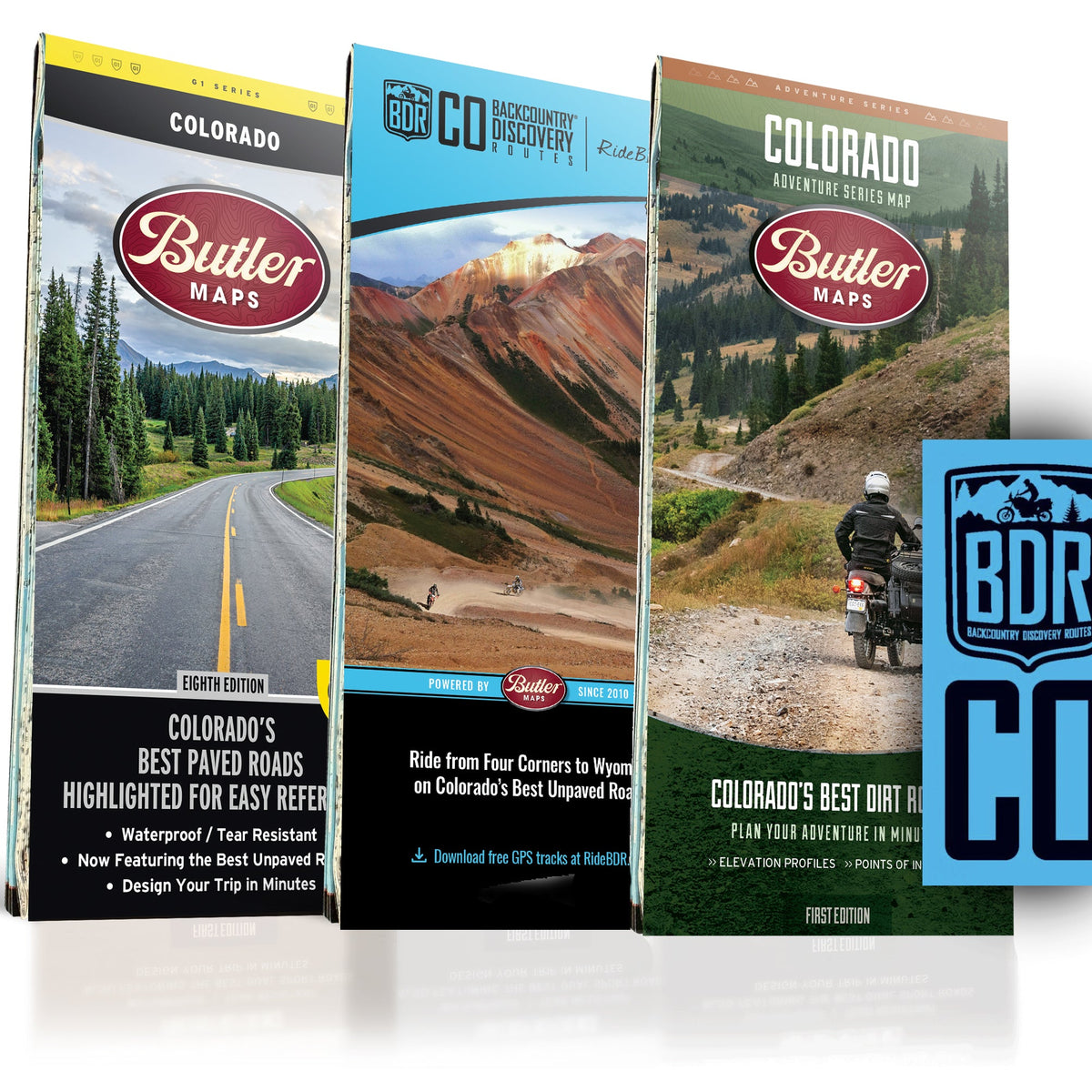Colorado Complete State Map Bundle - Colorado G1, Colorado BDR, Colora ...