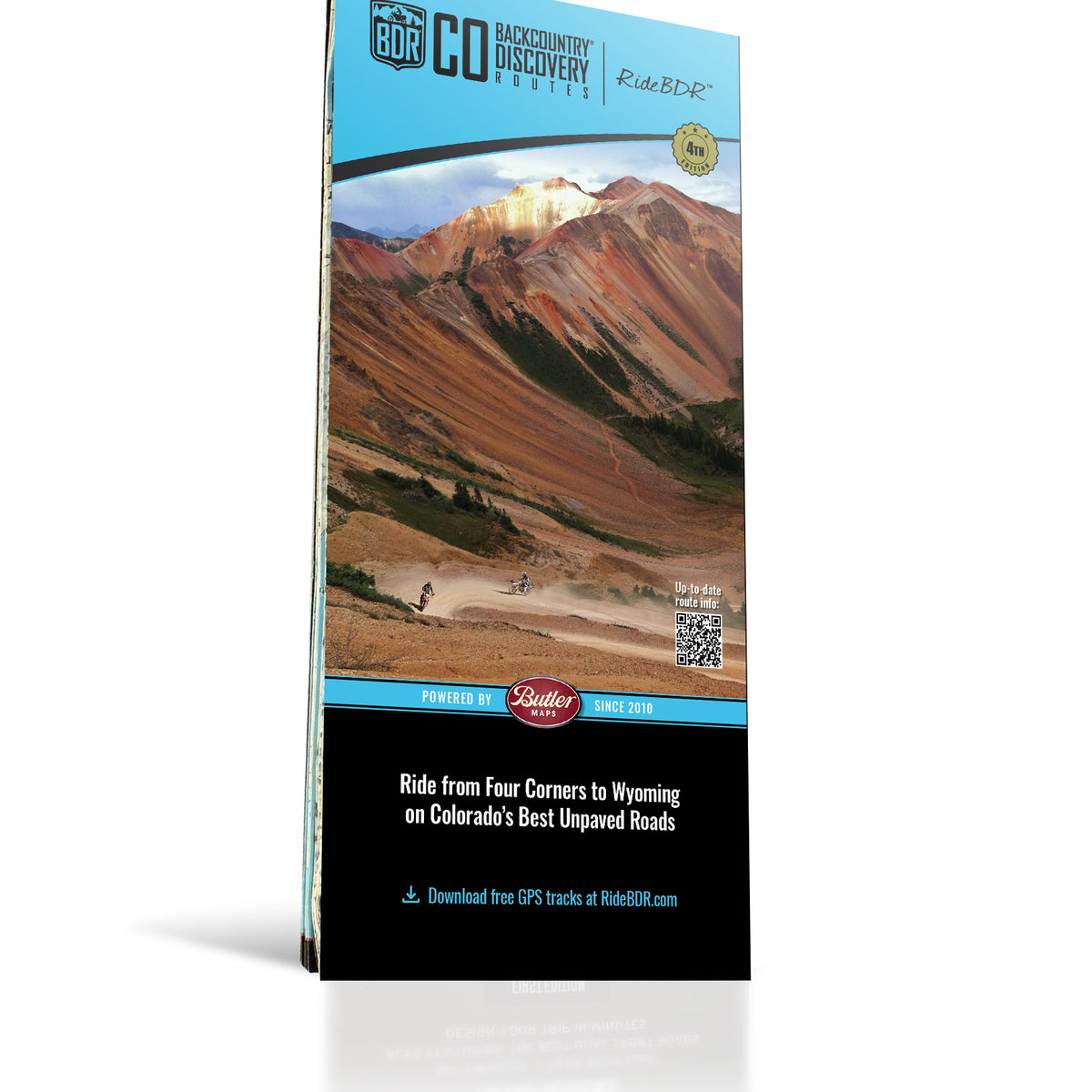Colorado Backcountry Discovery Route Map (COBDR) - Colorado BDR Series ...
