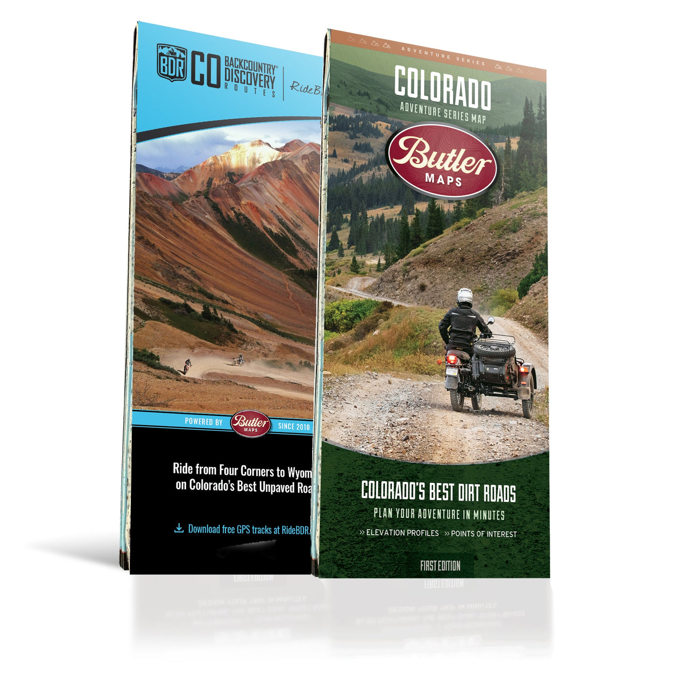 Colorado Backcountry Discovery Route Map (COBDR) - Colorado BDR Series ...