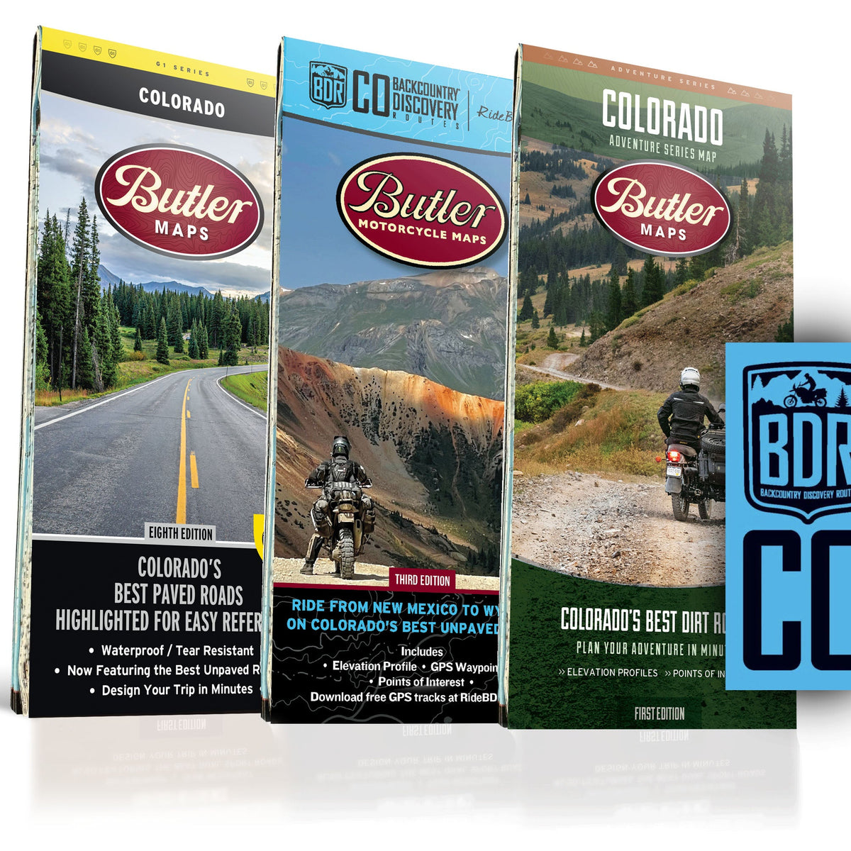 Colorado Complete State Map Bundle - Colorado G1, Colorado BDR, Colora ...
