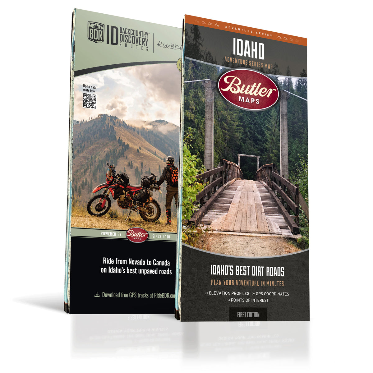 Idaho Adventure Map and IDBDR Backcountry Discovery Route Map Bundle – Butler Maps