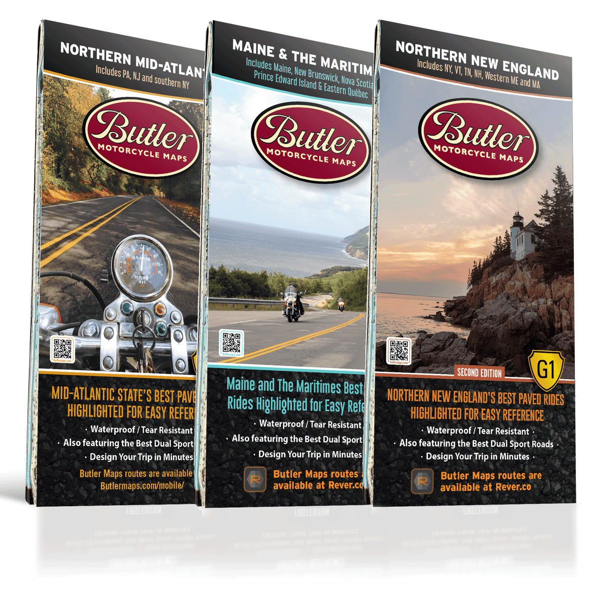 Maritime Map Bundle - Northern Mid Atlantic, Northern New England, Mai ...