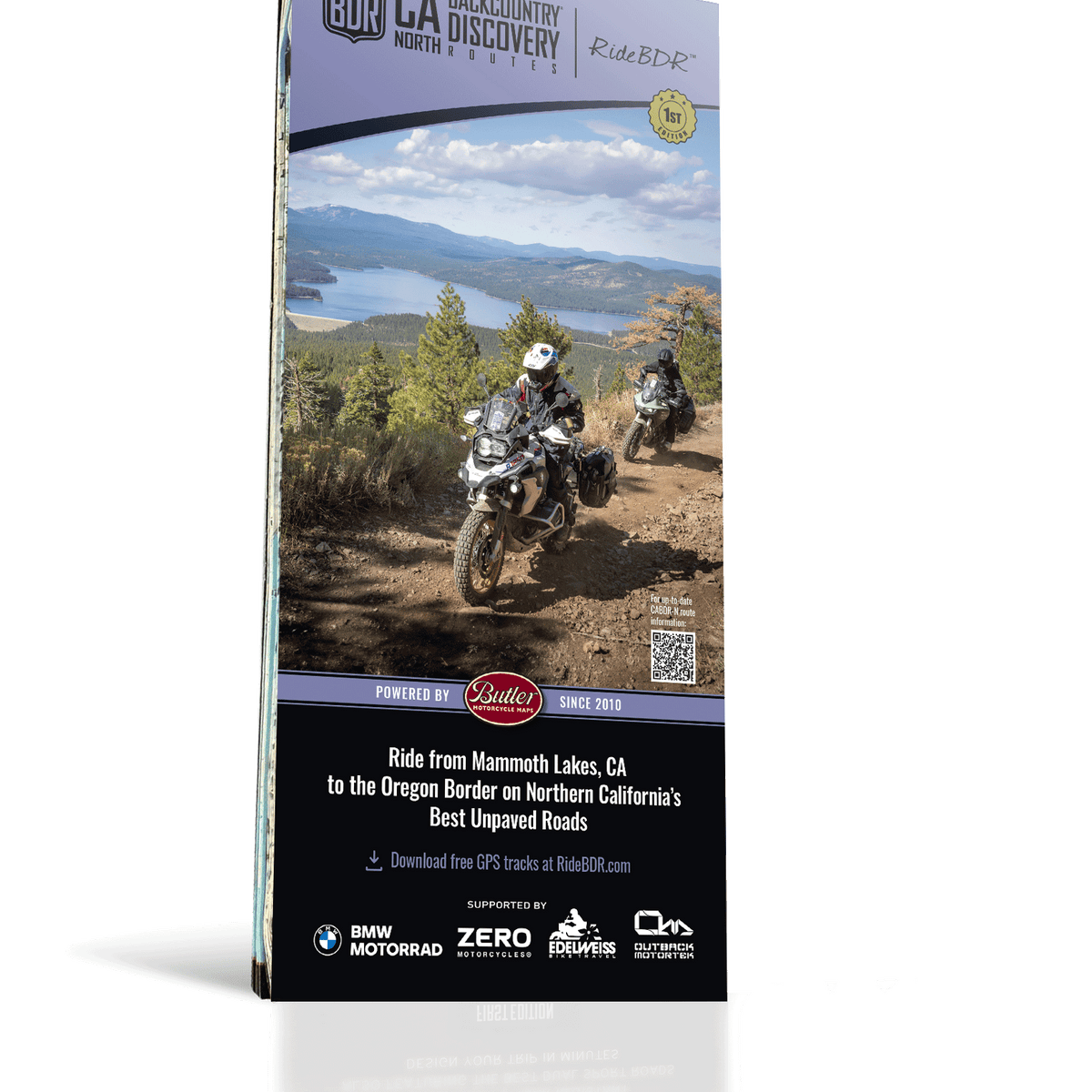 Northern California Backcountry Discovery Routes Map (CABDR-North) - B ...