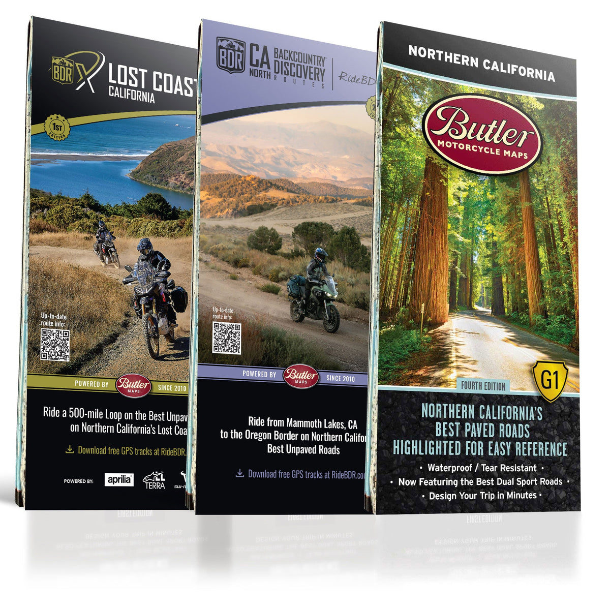 Northern California Map Bundle - NoCal G1, Nocal BDR, Lost Coast BDR-X ...