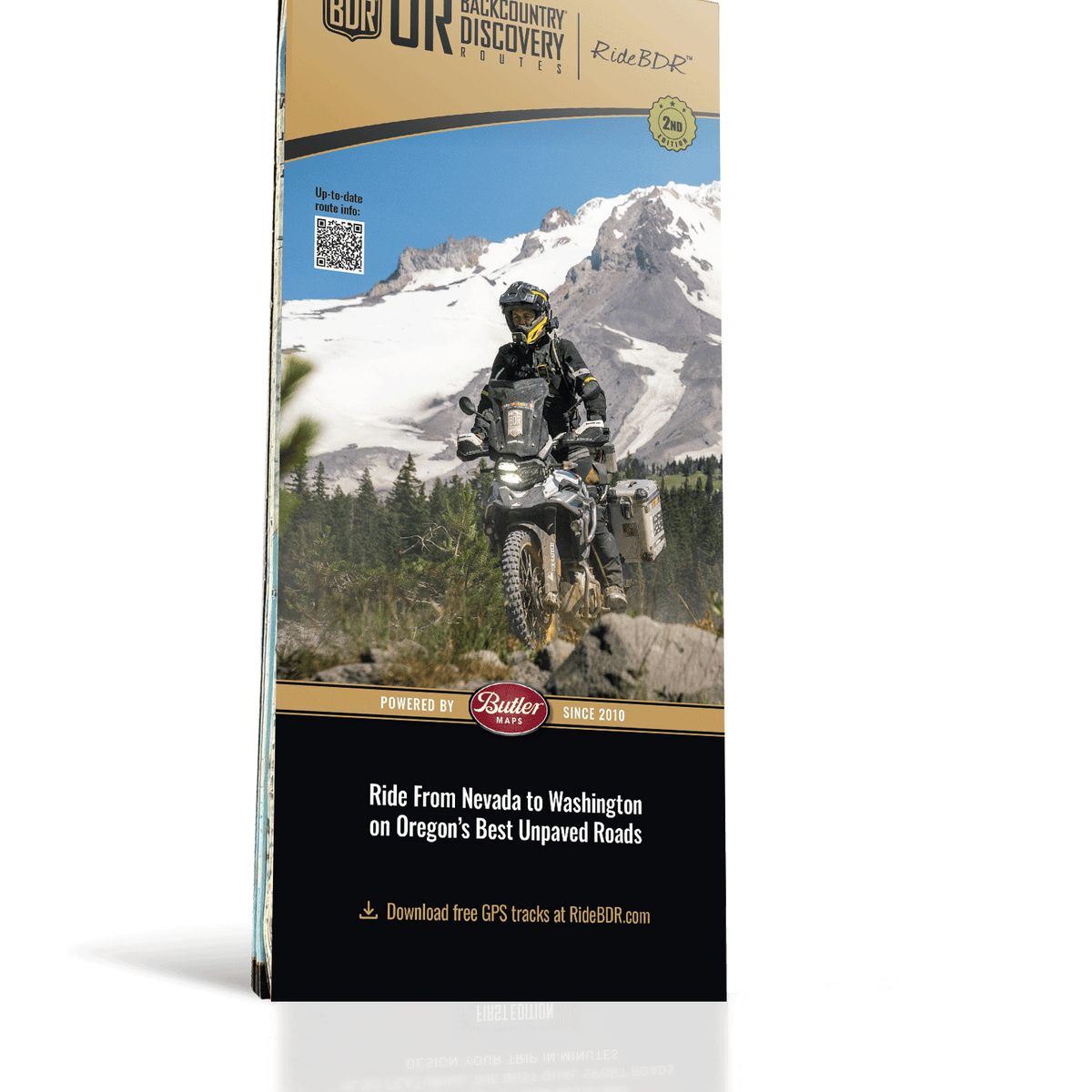 Oregon Backcountry Discovery Route Map (ORBDR) - Oregon BDR Series Map ...