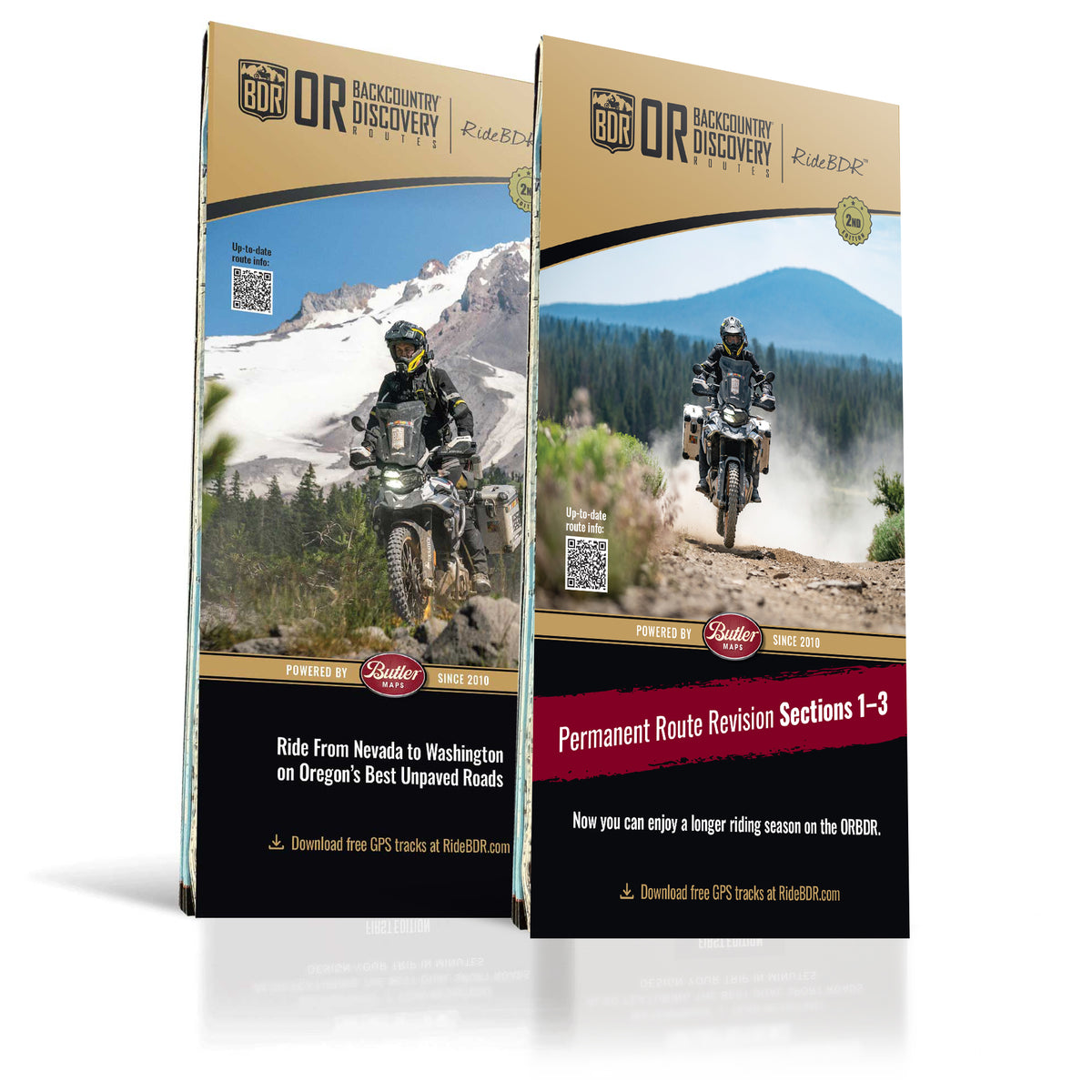 Oregon Backcountry Discovery Route Map (ORBDR) - Oregon BDR Series Map ...