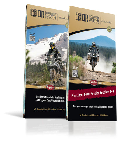 Oregon Backcountry Discovery Route Map (ORBDR) - Oregon BDR Series Map ...
