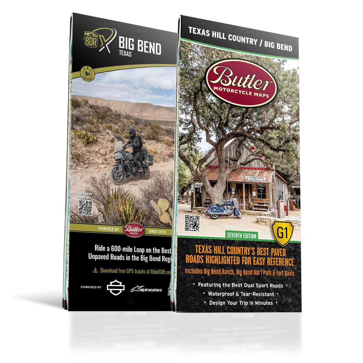 Texas Map Bundle - Texas Hill Country/Big Bend G1, Big Bend BDR-X Maps ...