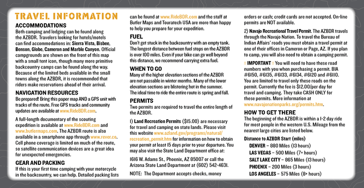 Southern California Backcountry Discovery Route Map (CABDR-South) - BD ...