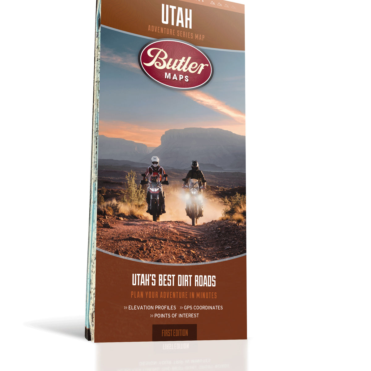 Best Dirt Roads in Utah - Utah Adventure Series Map – Butler Maps