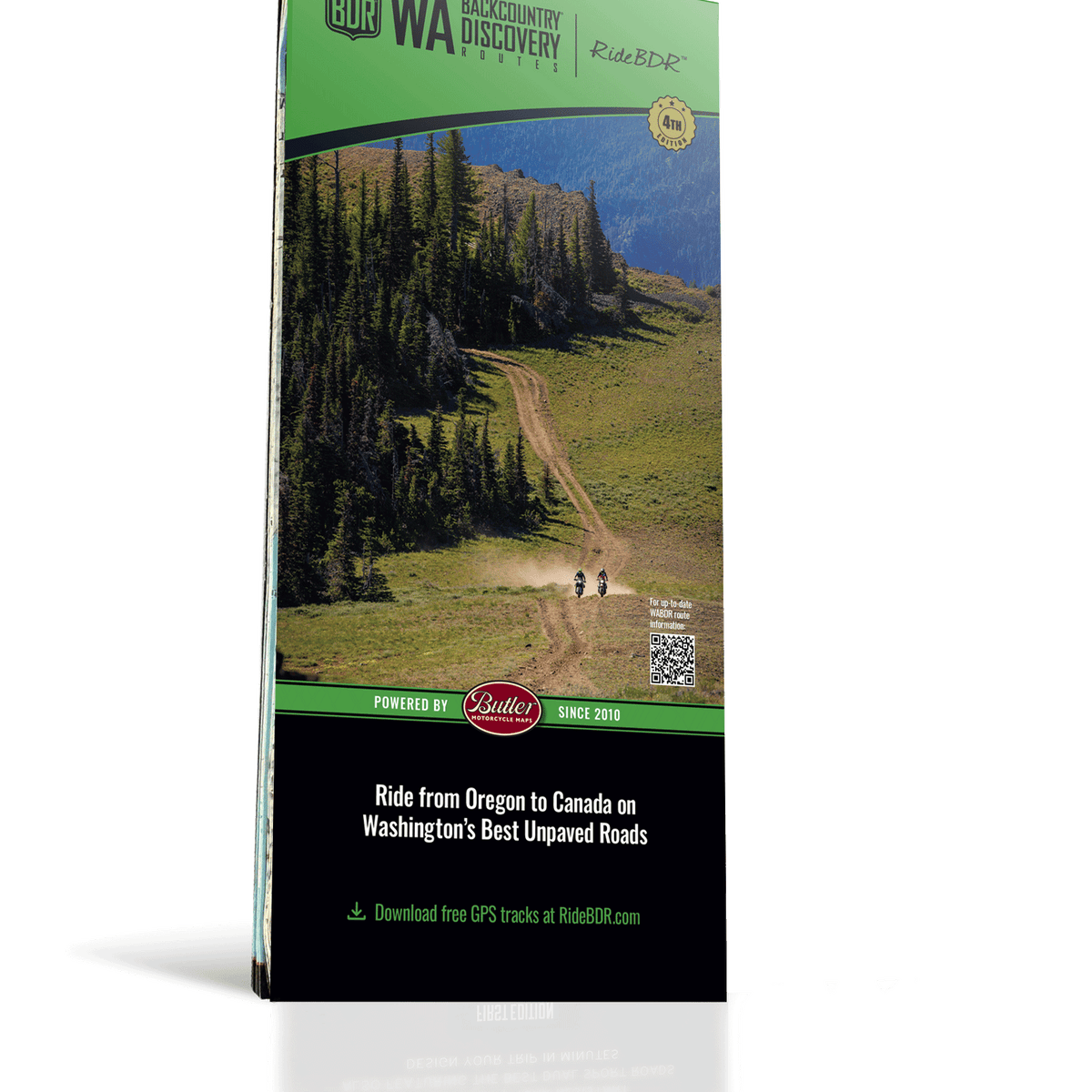 Washington Backcountry Discovery Routes Map (WABDR) - Washington BDR S ...