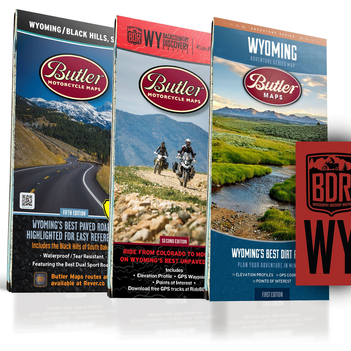 Wyoming Complete State Map Bundle - Wyoming/Black Hills G1, Wyoming BD ...