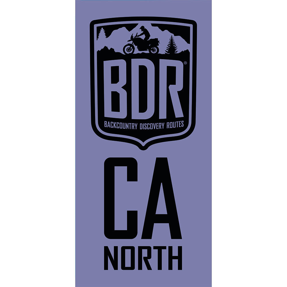 Backcountry Discovery Routes Northern California CABDR-North Sticker ...